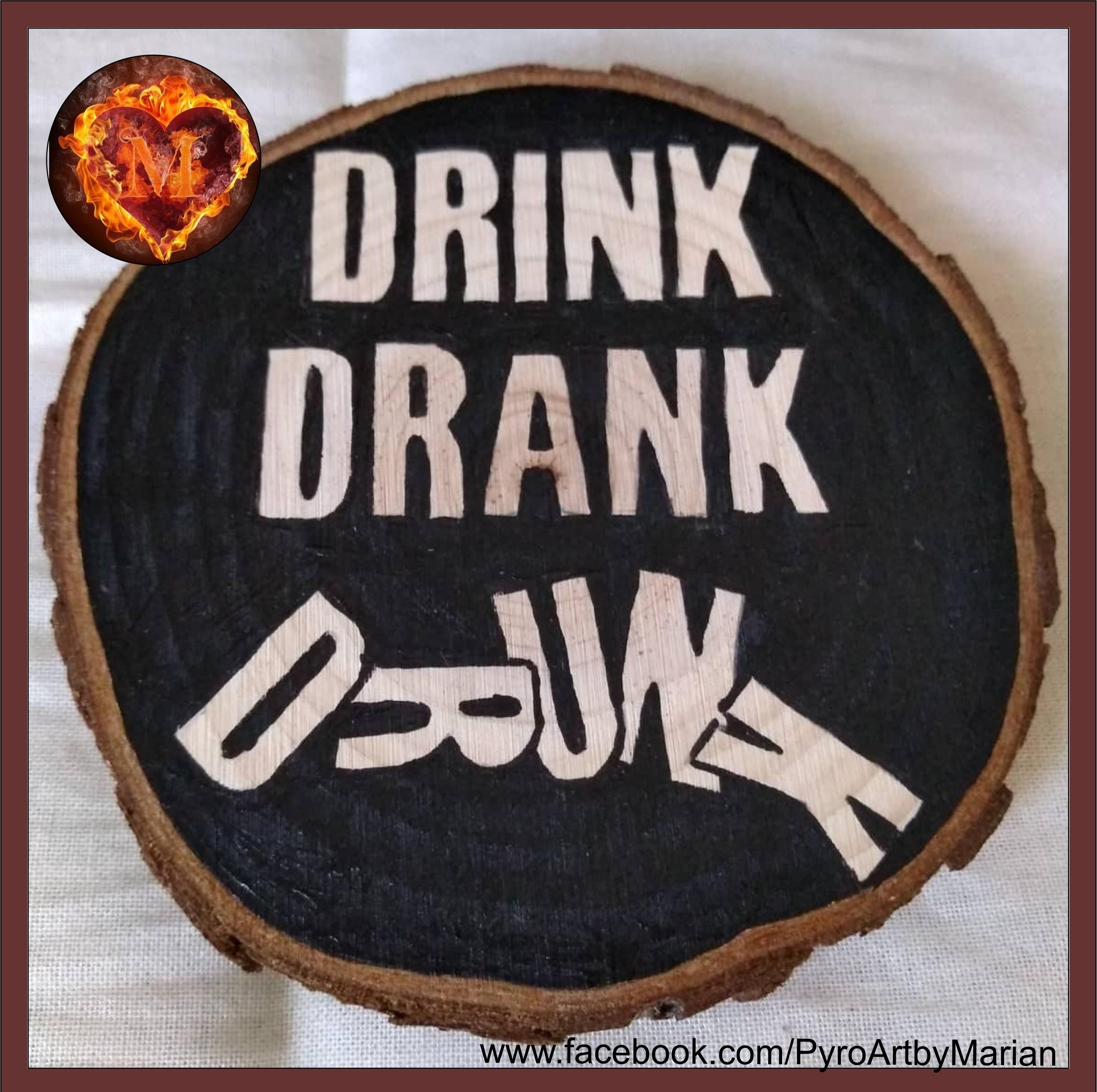 PyroArt by Marian - About My Coasters... Handcrafted, personalised...